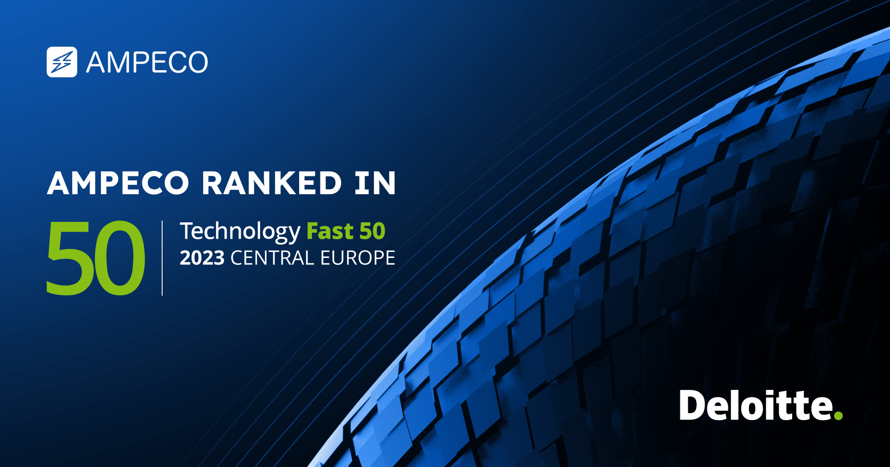 AMPECO ranks 15th in Deloitte Technology Fast 50 2023 Central Europe
