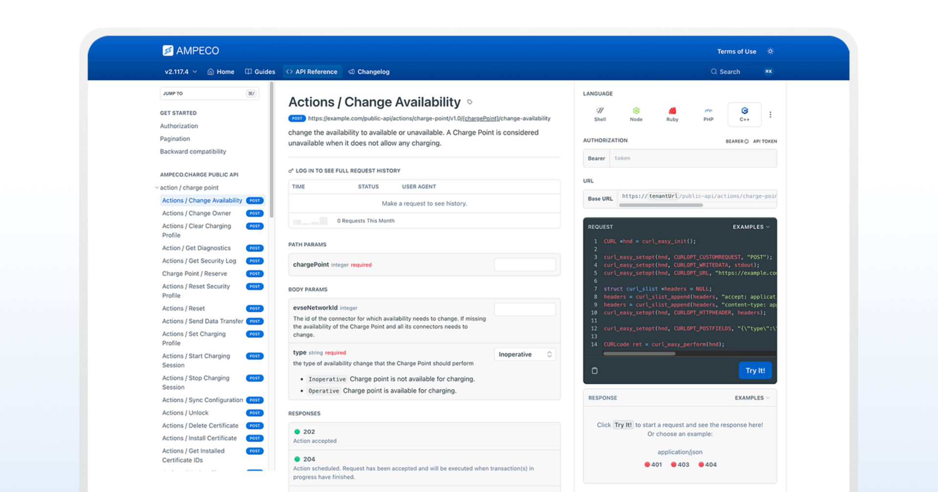 Présentation de l'AMPECO Developer Hub 2.0