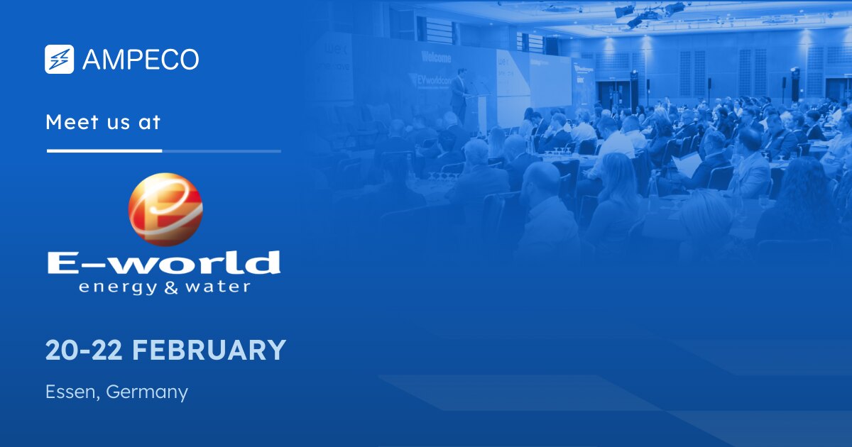 Meet AMPECO at E-world Energy and Water 2024 - AMPECO