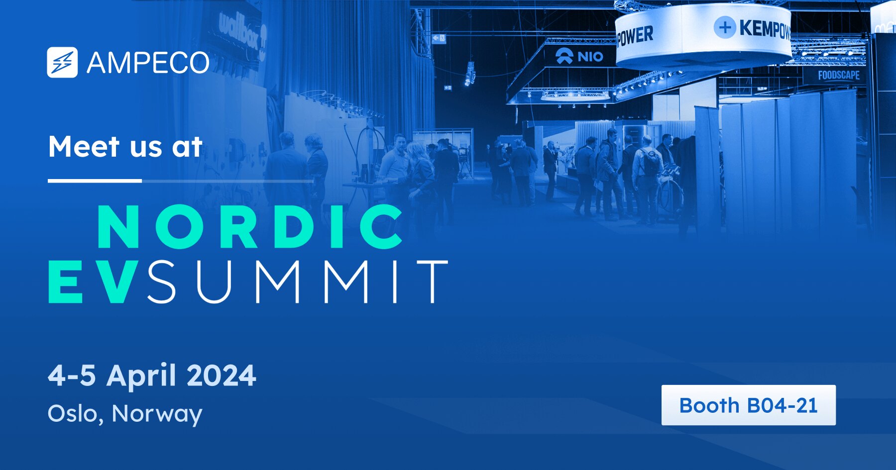 Meet AMPECO at Nordic EV Summit 2024 - AMPECO