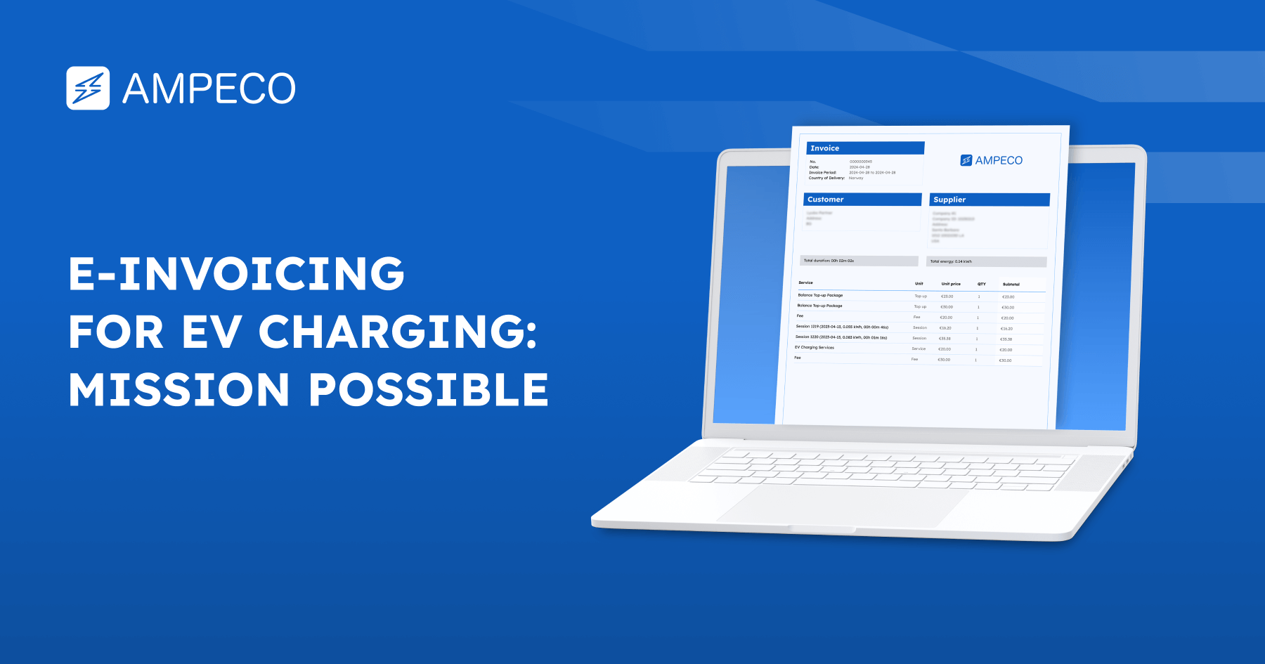 E-invoicing for EV charging: mission possible